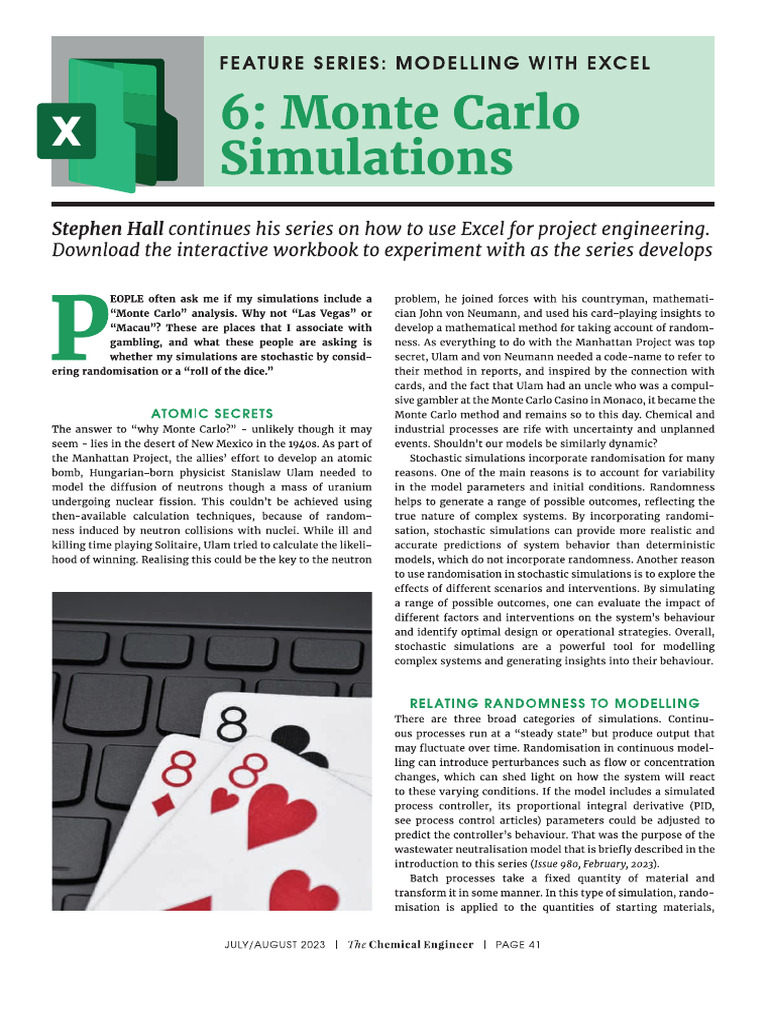 Monte Carlo Simulations | PDF