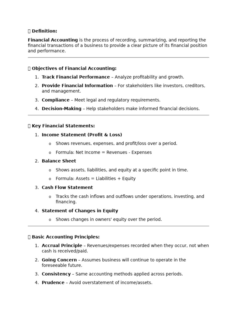 Financial Accounting 2 | PDF
