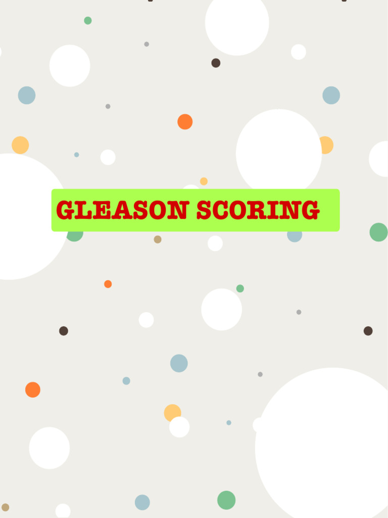 Gleason Scoring | PDF