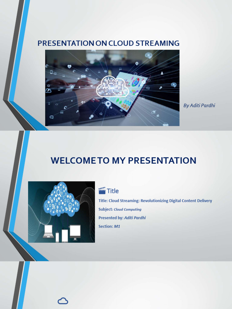 Cloud Computing Presentation 12 | PDF | Streaming Media | Cloud Computing