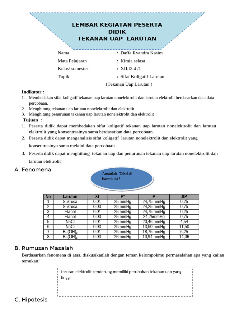 LKPD Daffa Ryandra Kasim | PDF