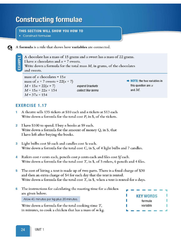 Constructing formulae | PDF
