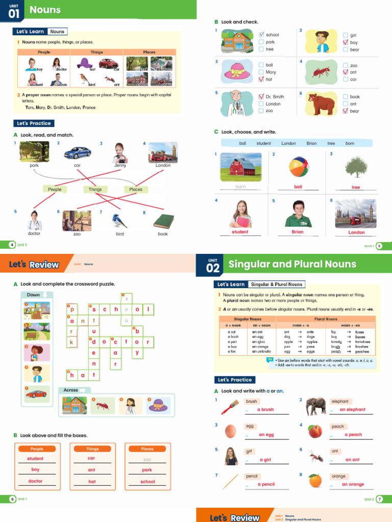 Bricks ELT Grammar: Nouns and Pronouns | PDF | Languages | Foreign ...