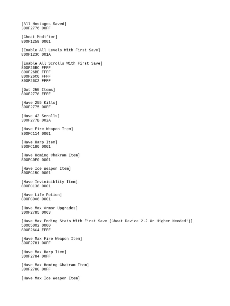 SLUS-00977.cht | PDF