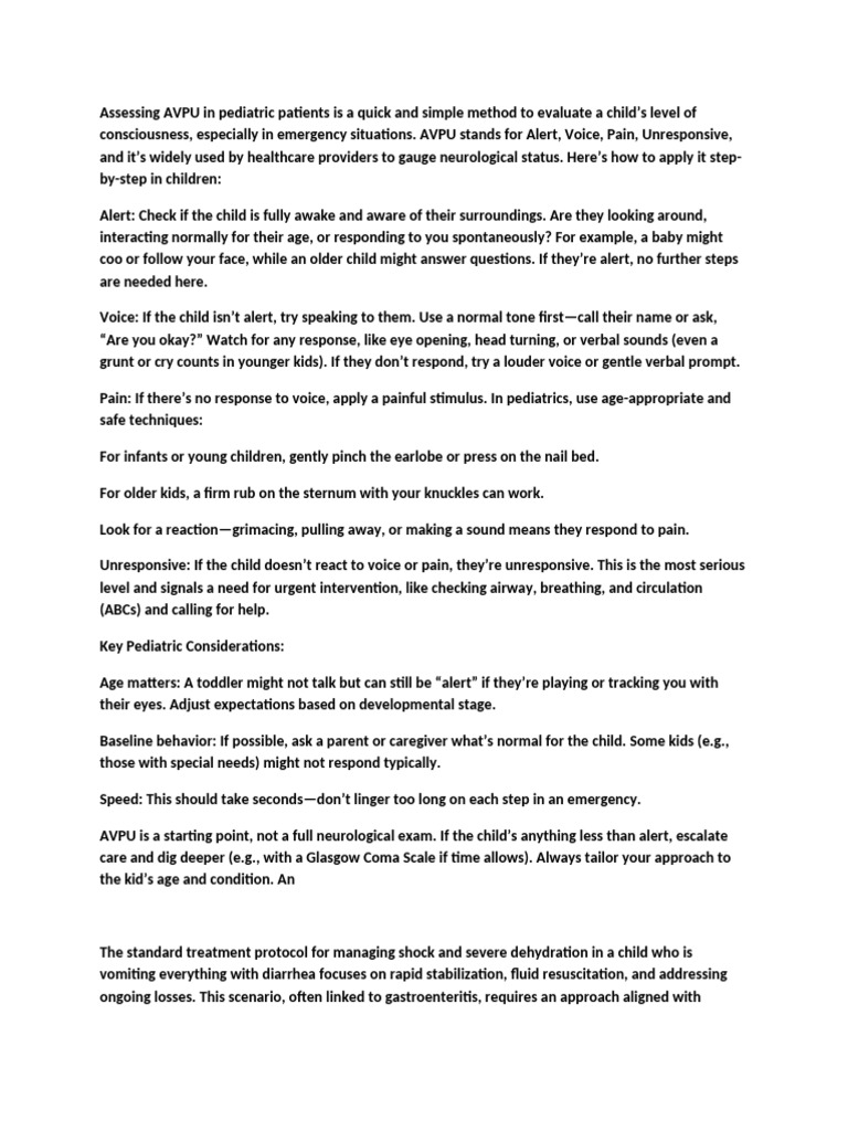 The Standard Treatment For Shock and Dehydration | PDF | Urinary Tract ...