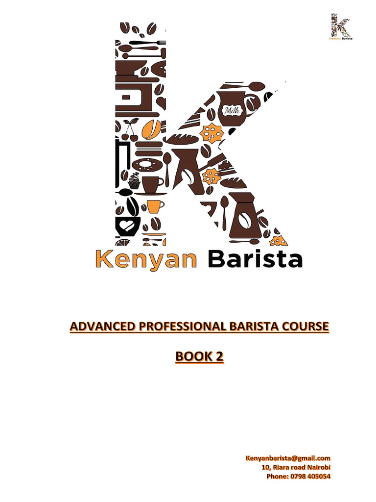 Advanced Professional Barista Course Book Ii | PDF | Tea | Coffee