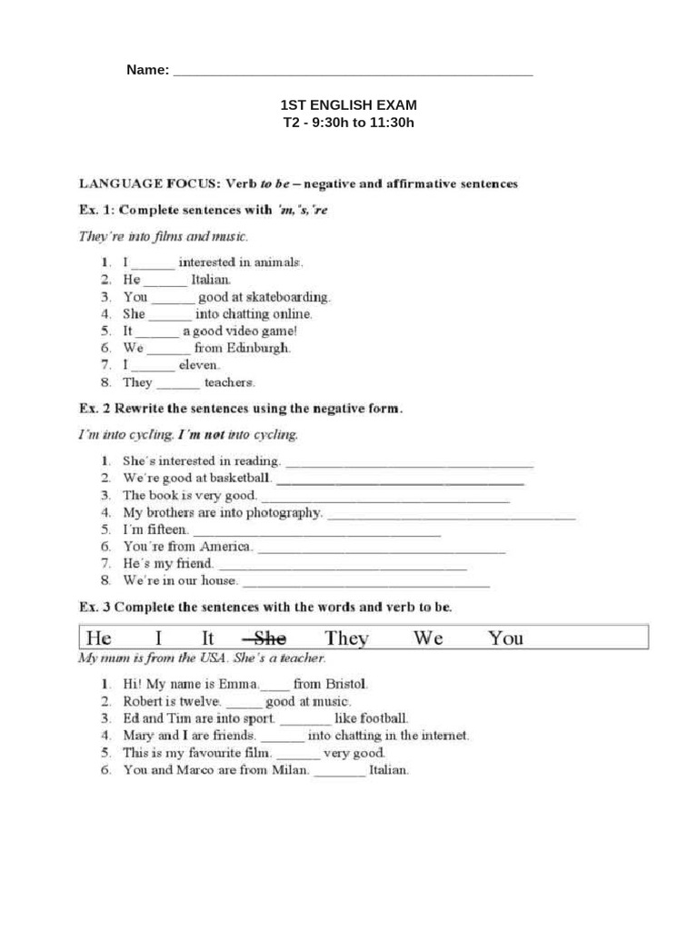 t2 - 1st English Exam Evidence | PDF