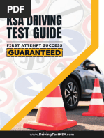 Saudi Driving License Test Guide | PDF