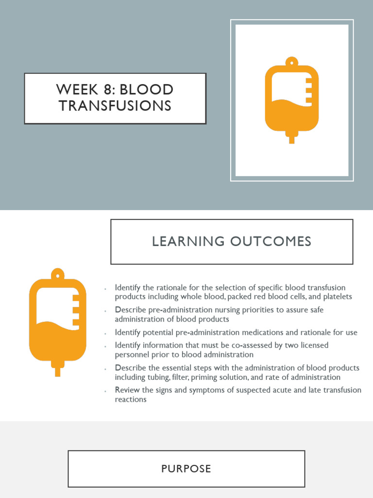 Blood Transfusion Administration Guide | PDF | Blood Transfusion ...