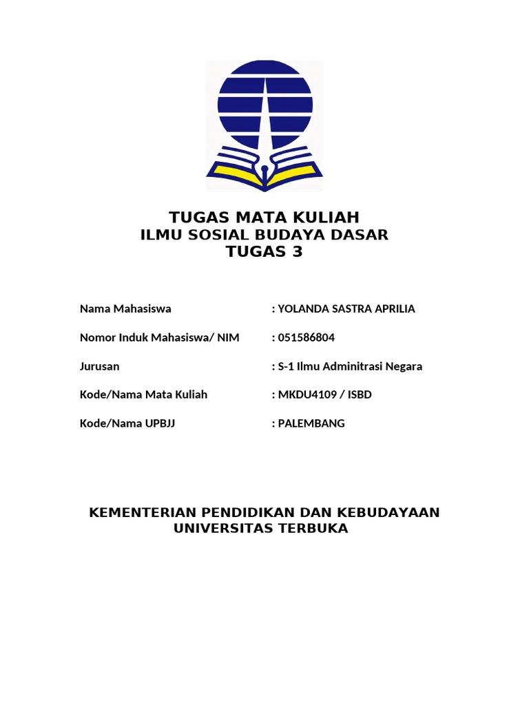 Tugas 3 Isbd (Done) | PDF