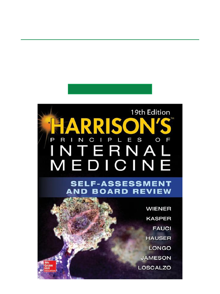 Harrisons Principles of Internal Medicine Self Assessment and Board Review, 19th Edition | PDF ...