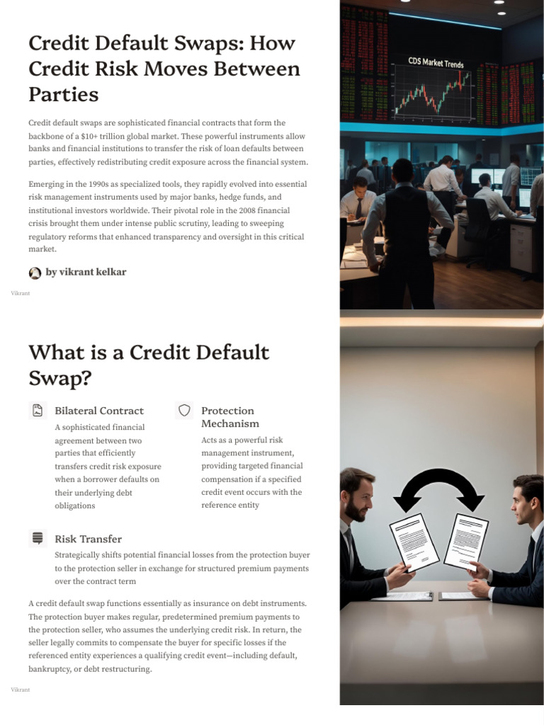 Understanding Credit Default Swaps | PDF | Credit Default Swap ...