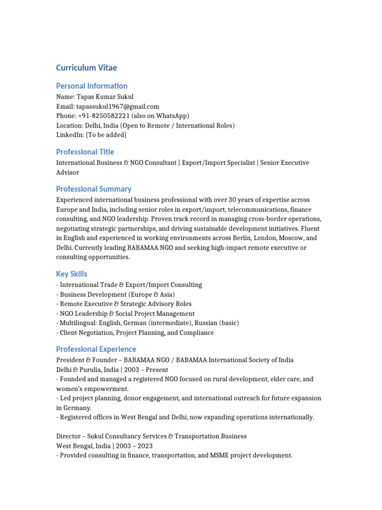 Germsn Stellen Manufakturer Clevermatk Tapas - Kumar - Sukul - CV | PDF | Economies