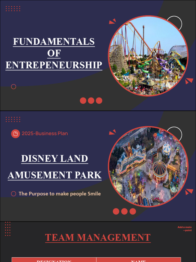 2025 Disneyland Amusement Park Plan | PDF | Swot Analysis | Supply ...