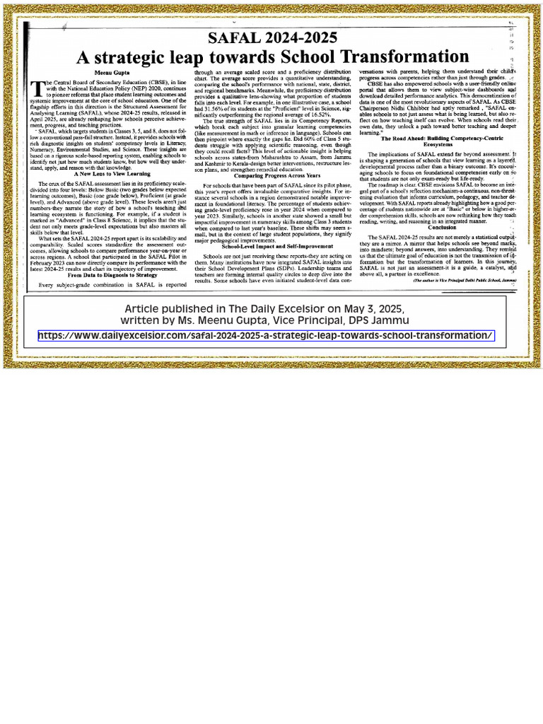 Safal Article | PDF