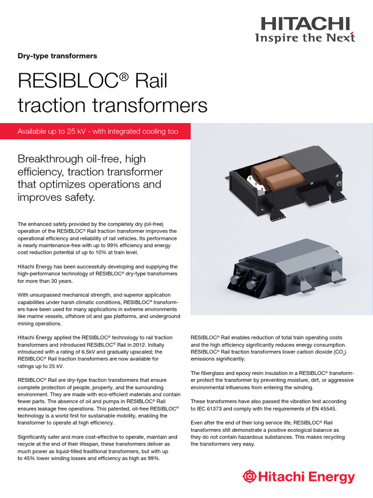 9AKK107992A2005 2022-09-Hitachi - Energy - Resibloc - Rail - Traction ...