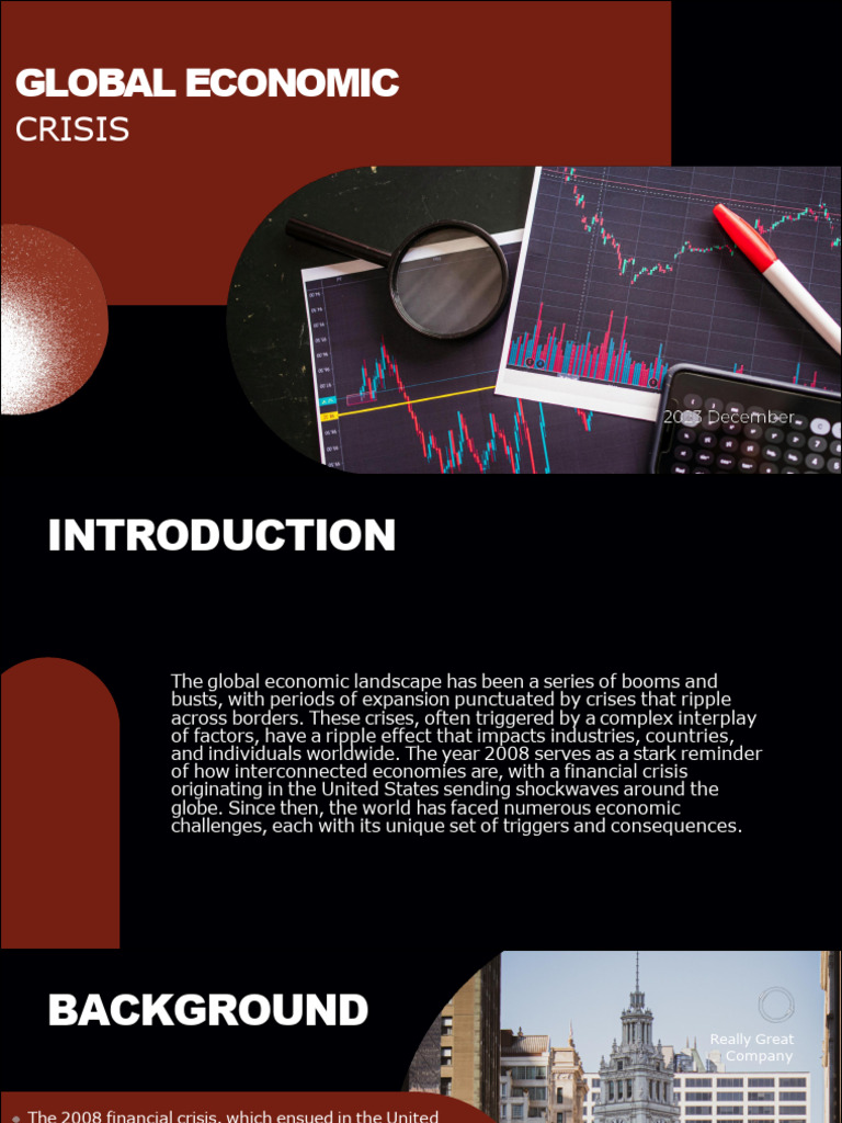 Global Economic Crisis Analysis | PDF | Recession | Great Recession
