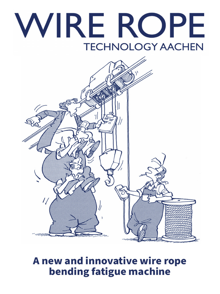 Innovative Wire Rope Fatigue Testing Machine | PDF | Fatigue (Material ...
