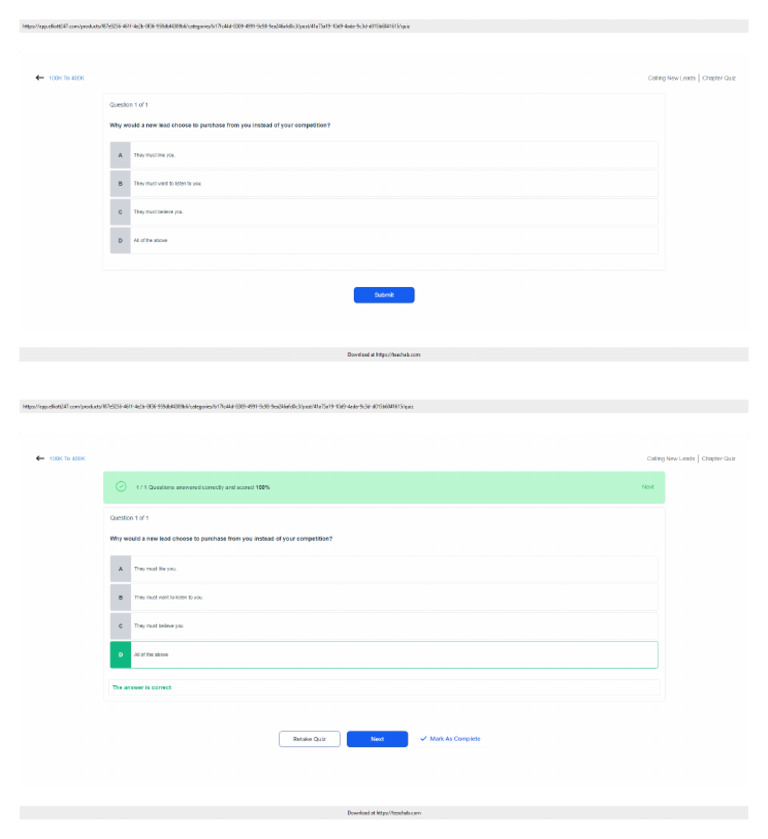 12. Chapter Quiz | PDF
