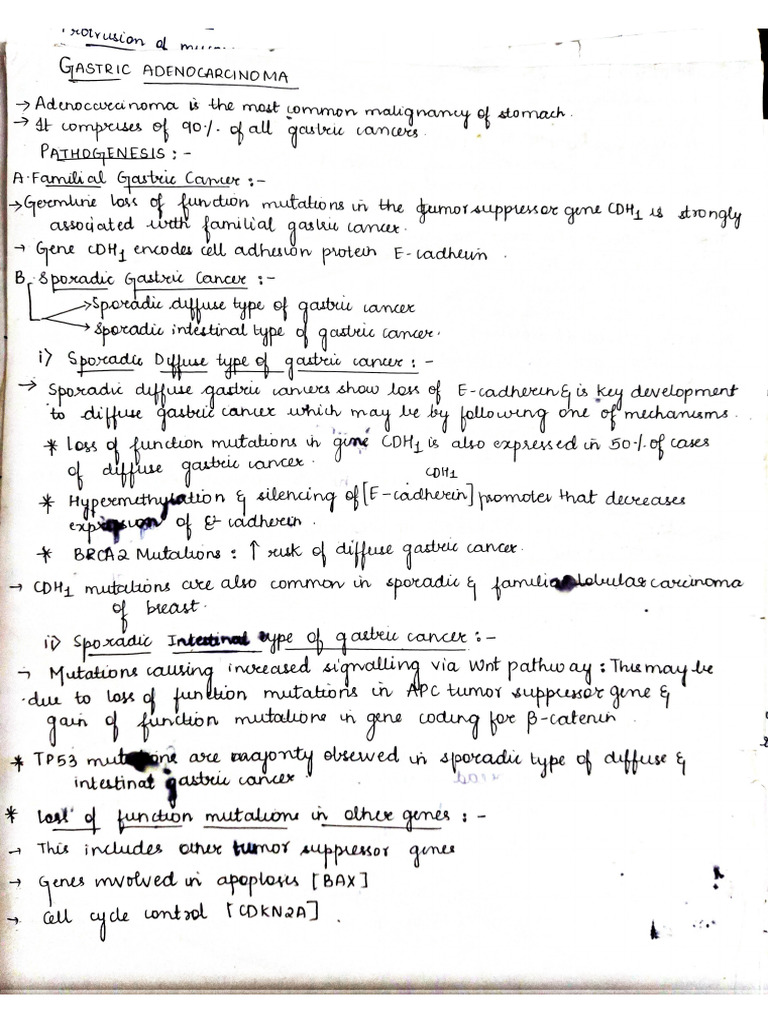 GIT and CVS Systemic Pathology Notes | PDF