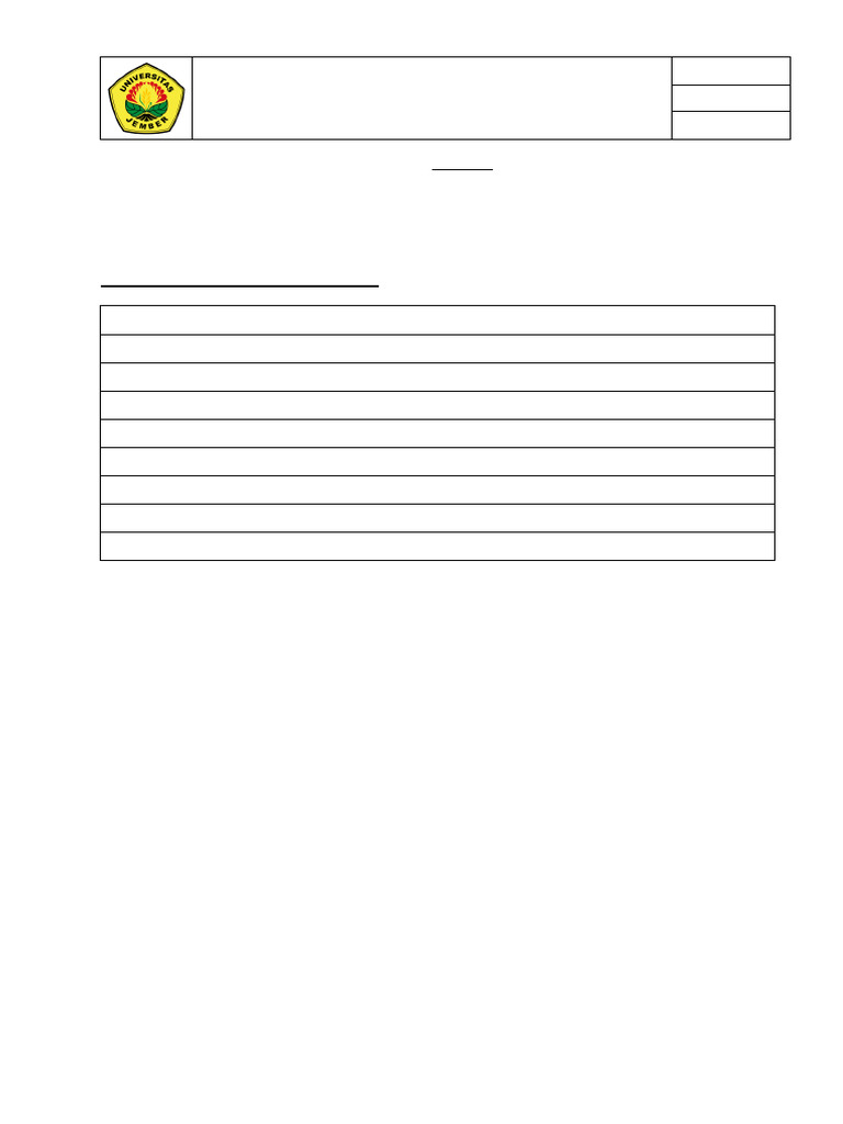 FORM Rencana Garis 2022 Rev. LIZAM 2 | PDF