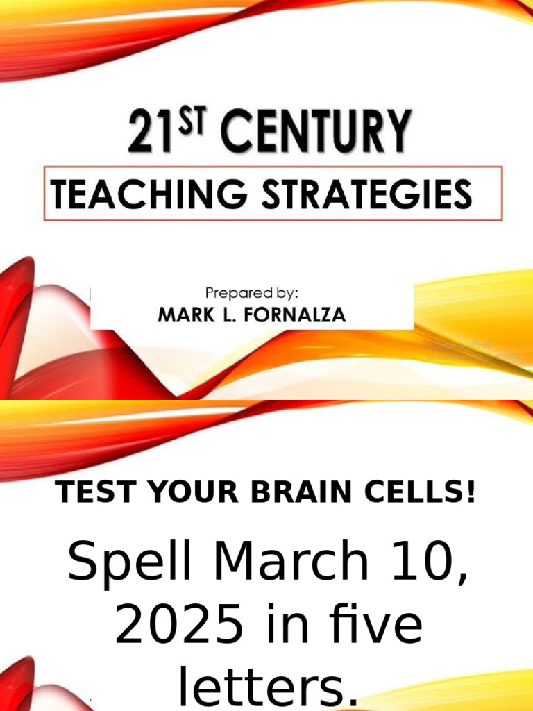 21st Century Teaching Strategies Guide | PDF | Constructivism ...