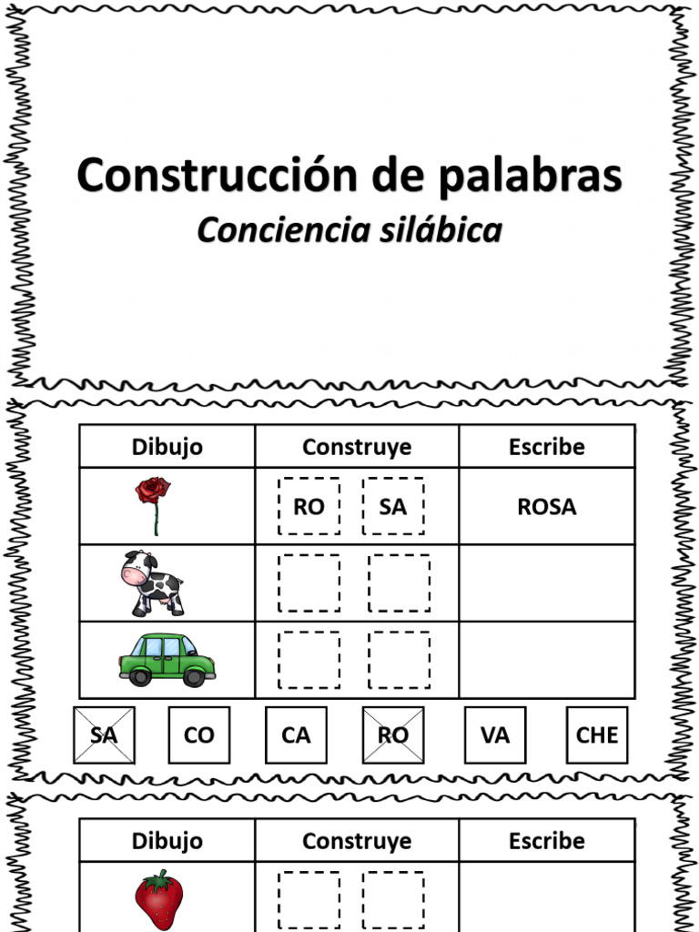 _Conciencia silábica | PDF
