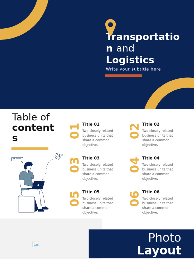 Ioel+Presentation+Template+Yellow+Variant | PDF | Logistics | Transport