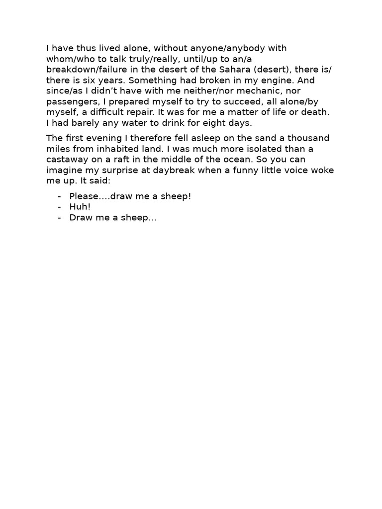 French READING Practice | PDF