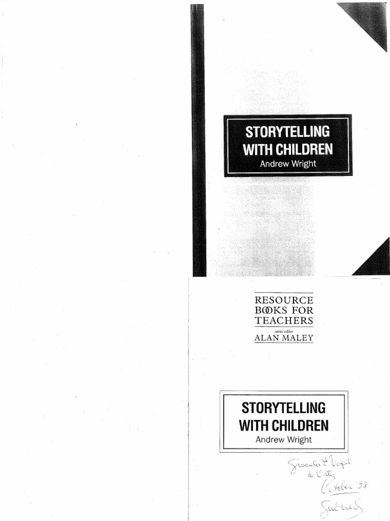 Storytelling With Children Andrew Wright $ 80 C Enc | PDF