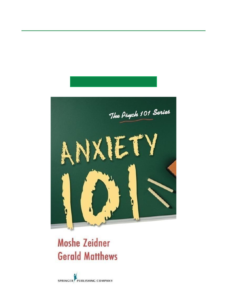 Understanding Anxiety: A Comprehensive Guide | PDF | Anxiety | Psychology