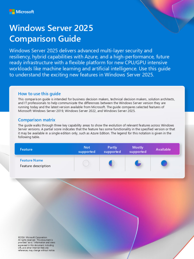Windows Server 2025 - 250118 - 224914 | PDF | Hyper V | Microsoft Windows