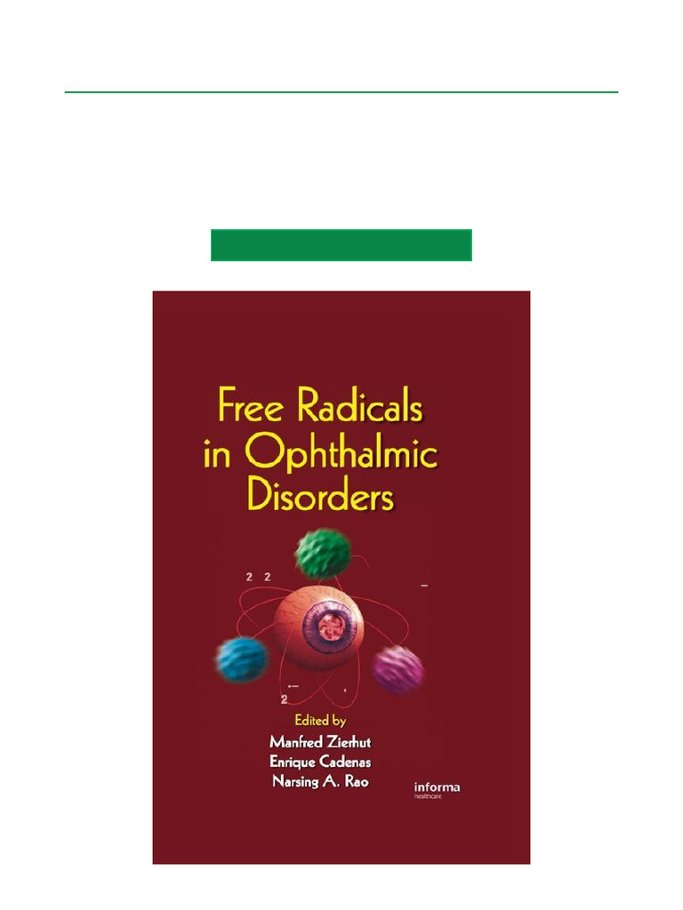 Free Radicals in Ophthalmic Disorders, 1st Edition Optimized PDF ...