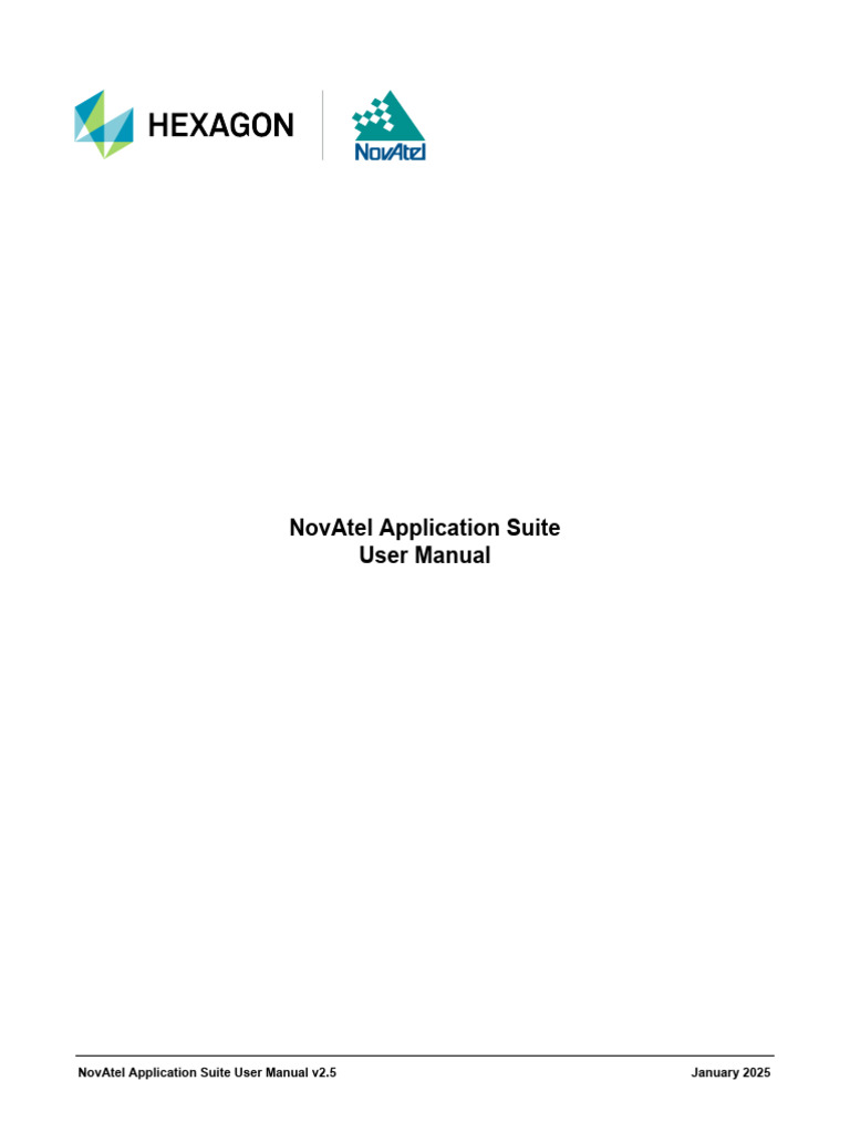 NovAtel Application Suite User Manual | PDF | Wi Fi | Ip Address