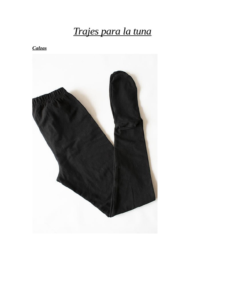Trajes para La Tuna | PDF