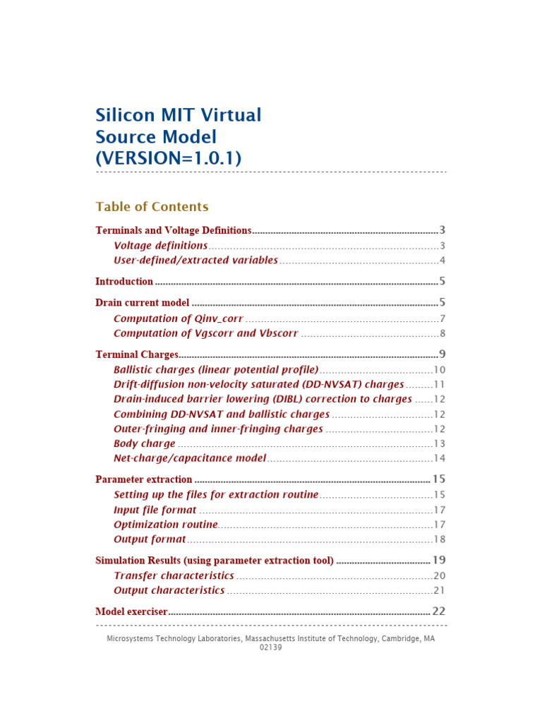 Mvs Model Si 1 0 1 Manual | PDF | Mosfet | Field Effect Transistor