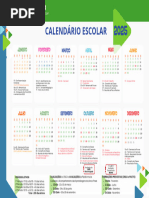Calendário Escolar 2024/2025 Angola | PDF
