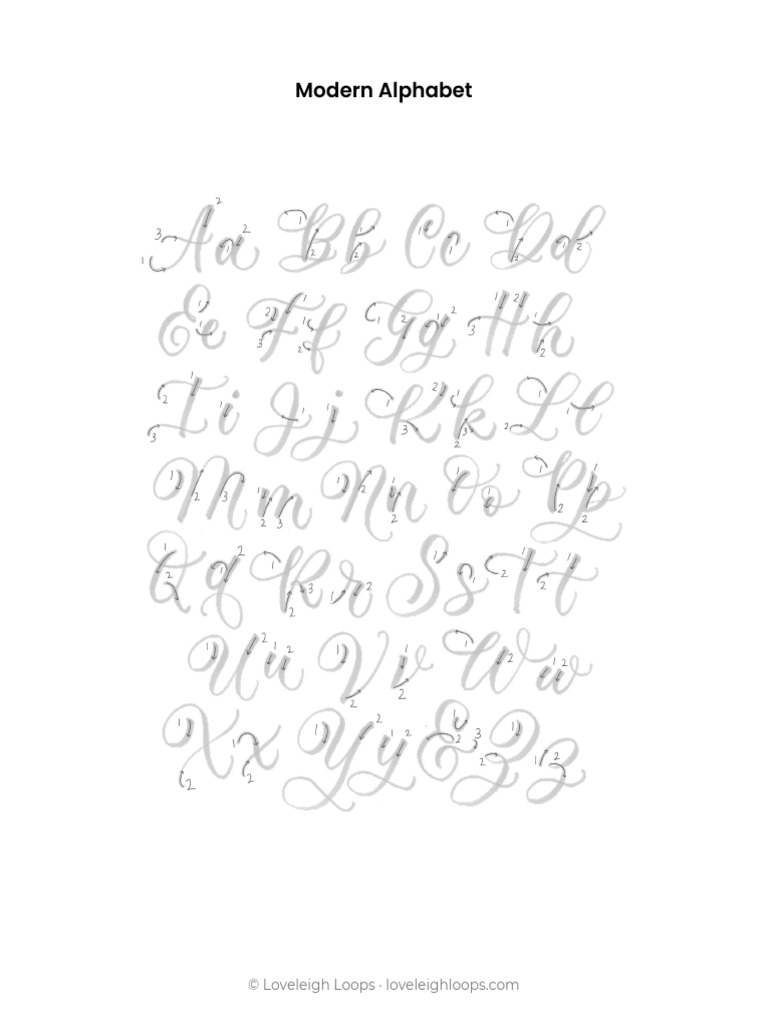 Modern Alphabet | PDF