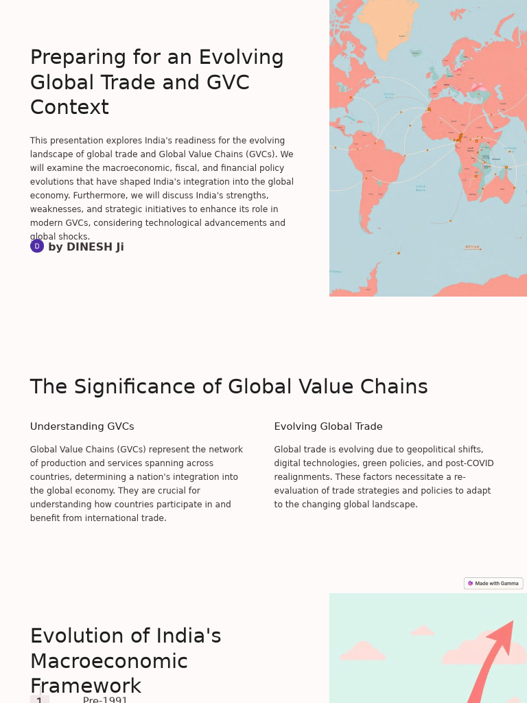 Preparing for an Evolving Global Trade and GVC Context | PDF ...