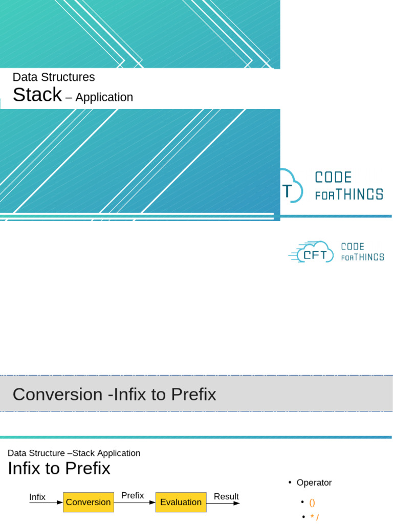 Conversion (Infix To Prefix) ) | PDF | Formal Methods | Mathematical ...