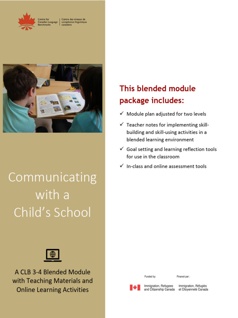 E-Learning Blended Module - Communicating With A Childs School | PDF ...