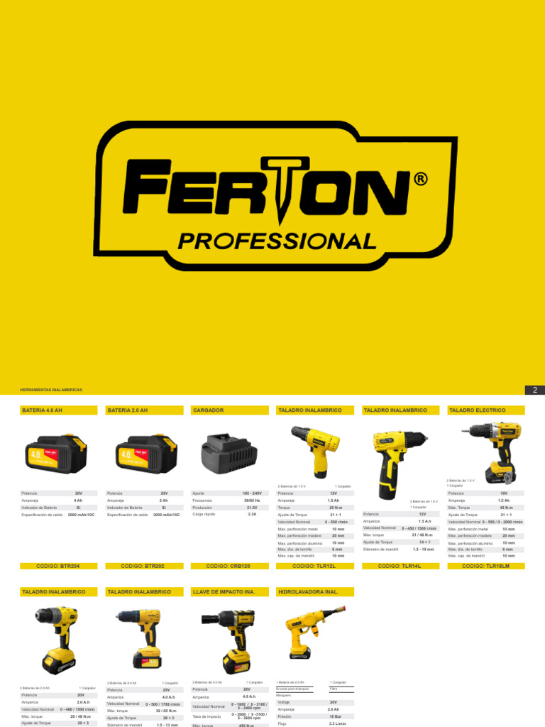 FERTON 2024 | PDF | Perforación | Perforar