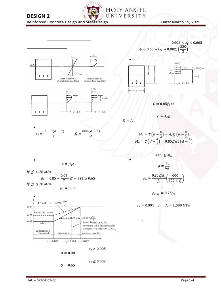 Desgin 2 RCD and Steel Design | PDF | Strength Of Materials | Beam ...