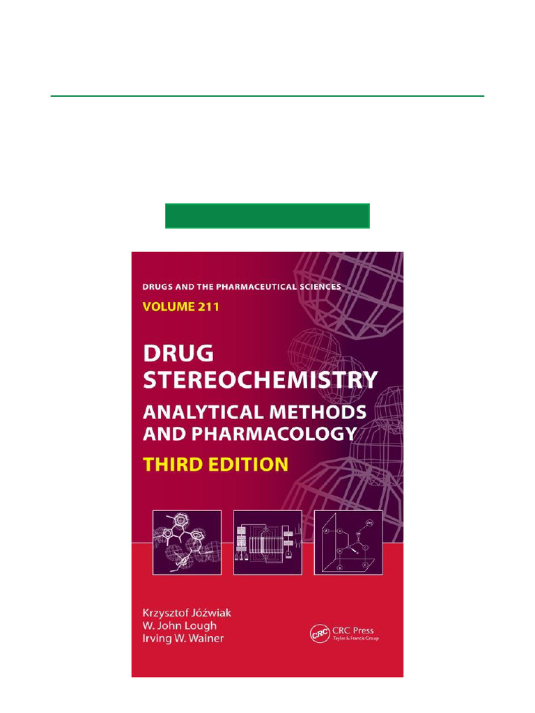 Drug Stereochemistry Methods & Pharmacology | PDF | Enantioselective ...
