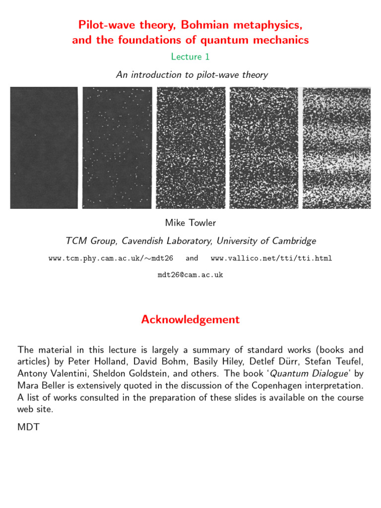 Bohm 1 | PDF | Spin (Physics) | Wave Function