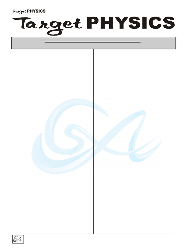 Dpp-1 (Current Electricity) | PDF | Electric Current | Voltage