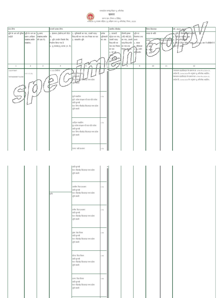 Khasra 151-1-2 | PDF