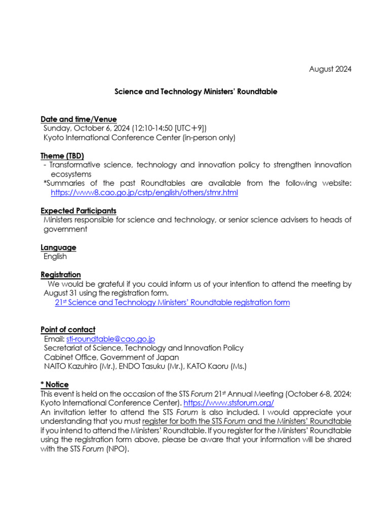 Overview of The Roundtable | PDF
