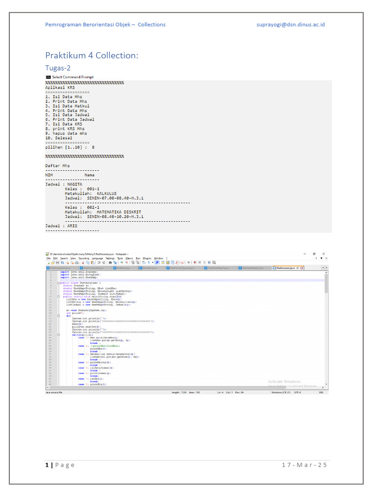 Code Sistem Kampus | PDF