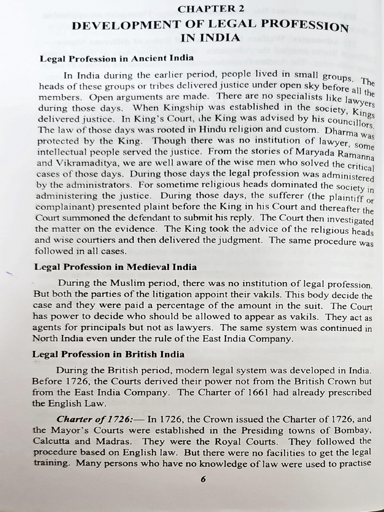 2 - Development of Legal Profession in India | PDF